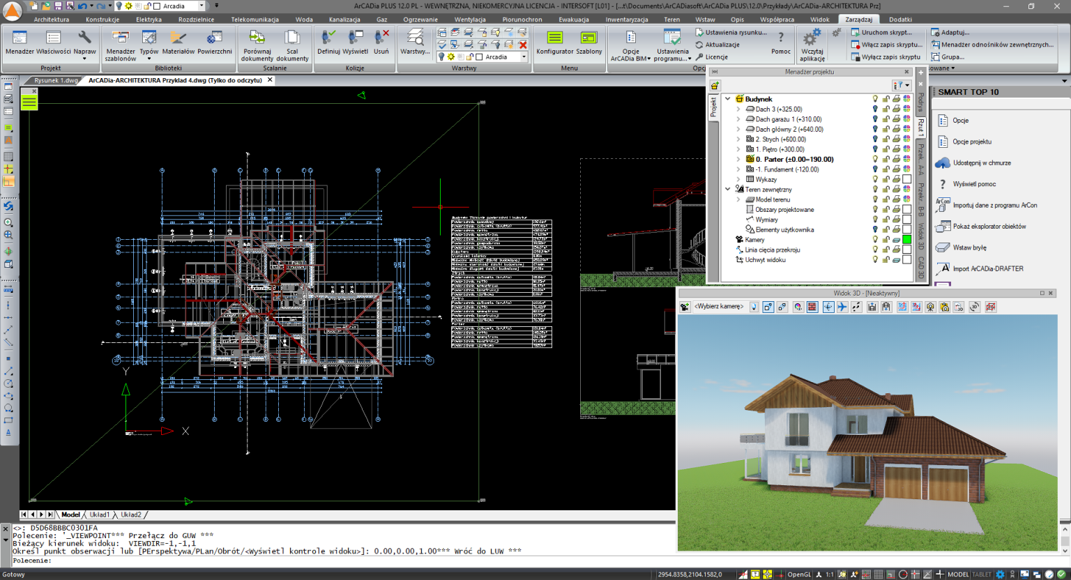 Nowy widok w ArCADii 12